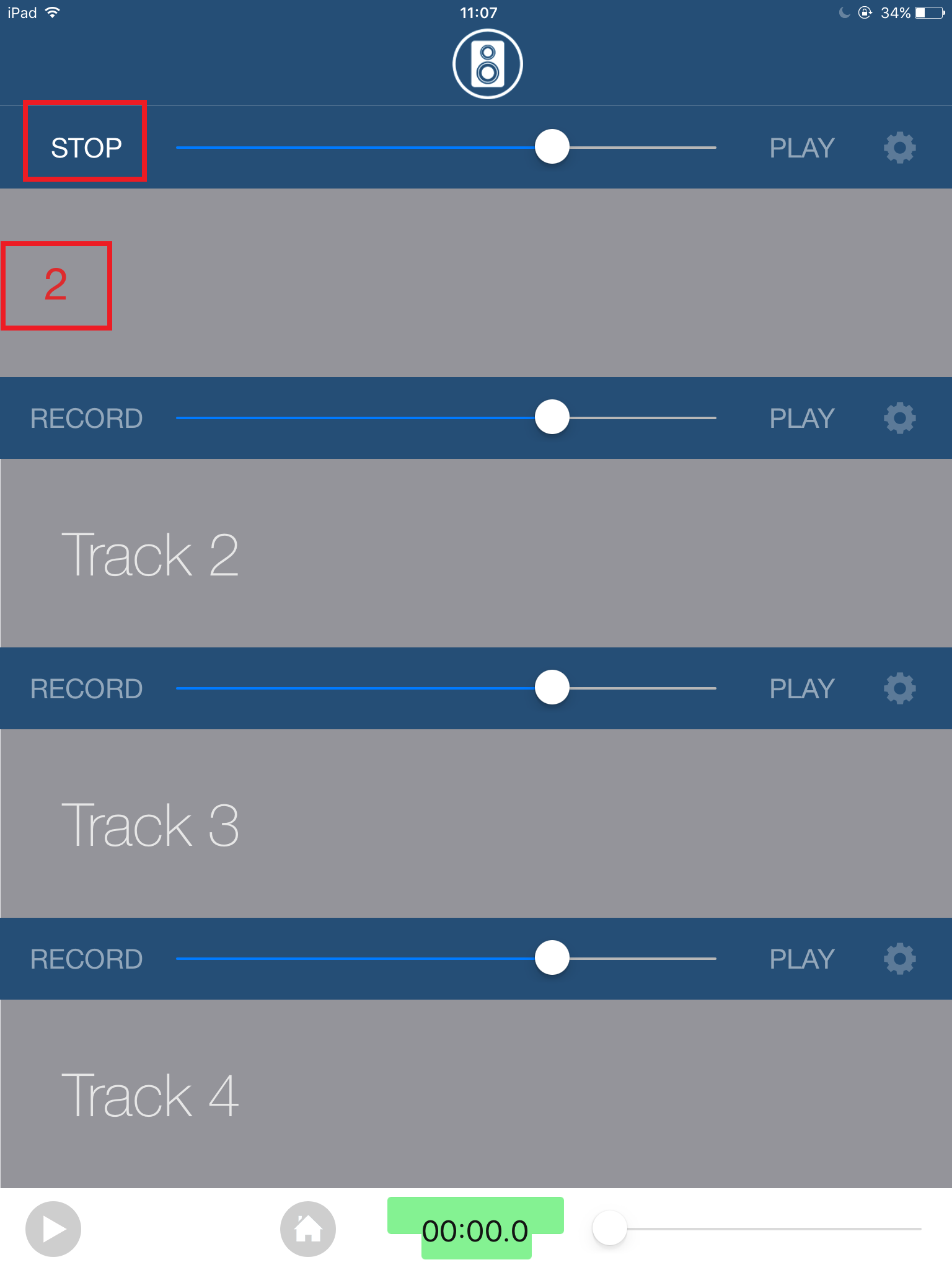 ギターソロ練習におすすめの無料iPhoneアプリ！「Multi Track Song Recorder」が超便利。